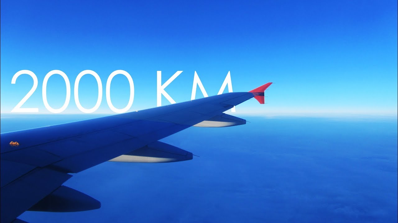 2000 KM in 1 MINUTE AND A HALF - YouTube