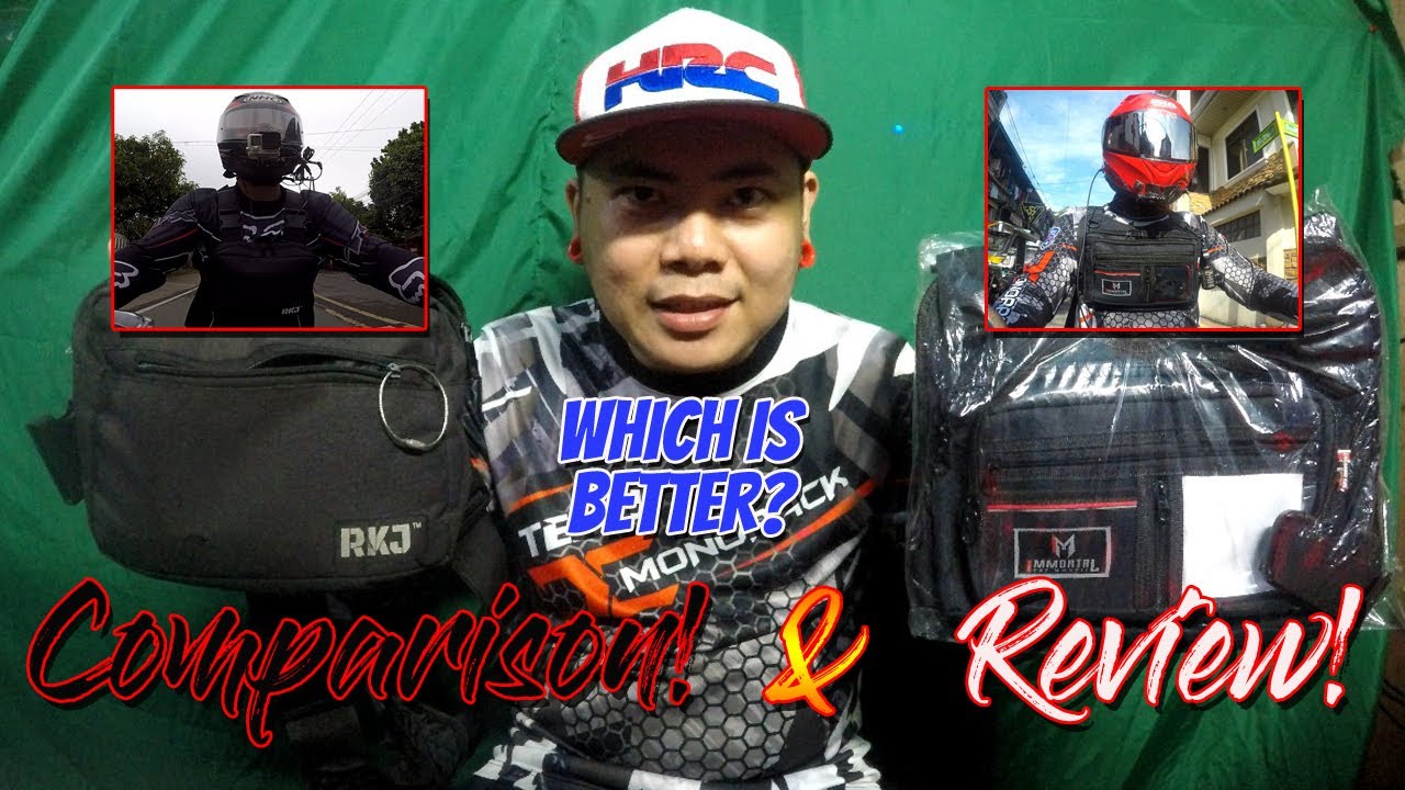 Chest Bag Review from Immortal Motobag and Comparison to RKJ Tactical ...