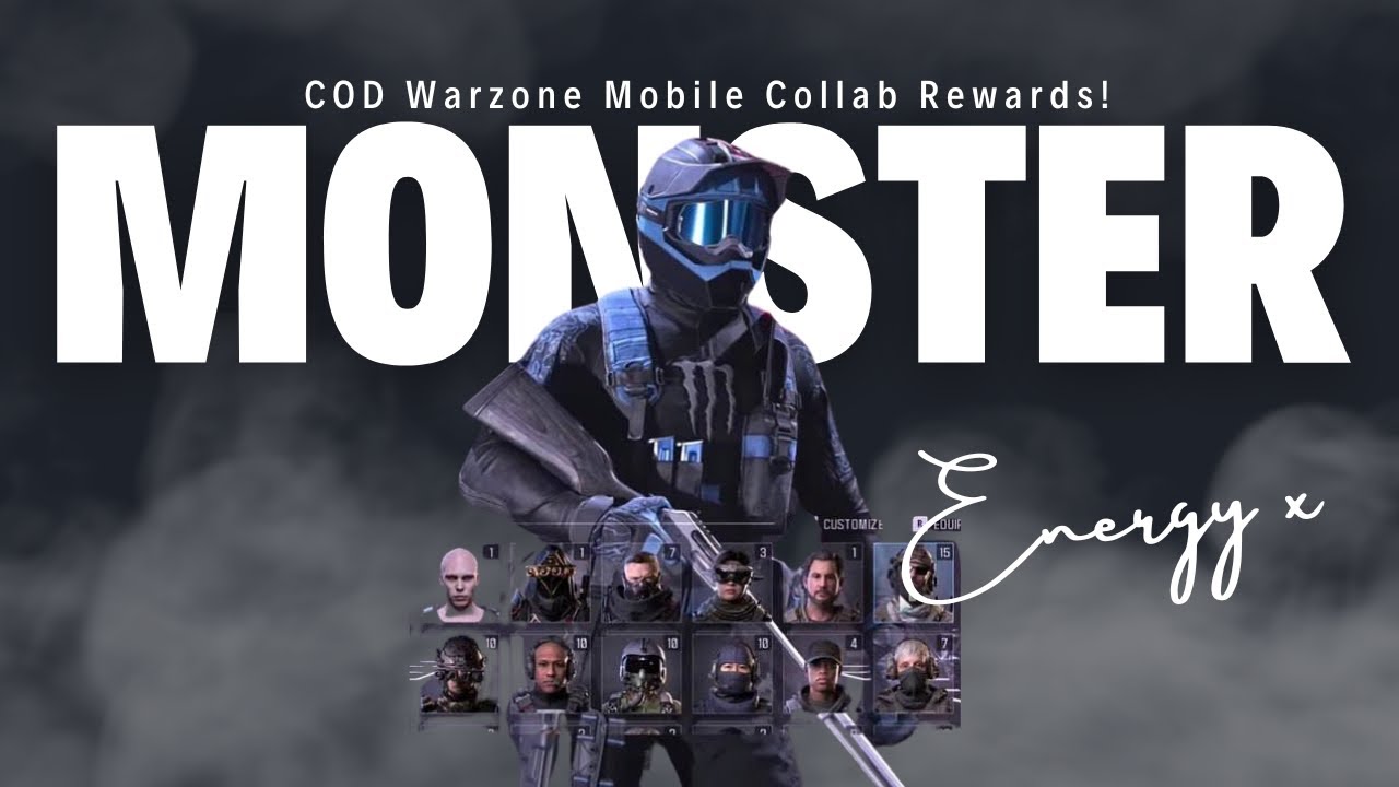Monster Energy x COD Warzone Mobile Collab Rewards! 🎁 | HRM-9, Taq ...
