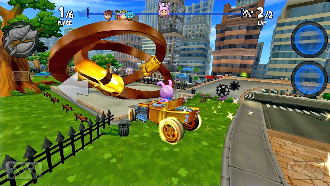 Benny Bone Shaker Game Play | Beach Buggy Racing 2 - YouTube