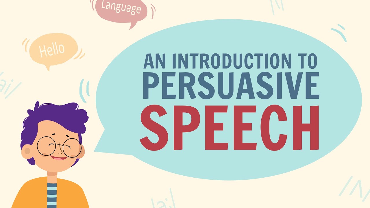 Introduction to Persuasive Speech - Purposive Communication - YouTube