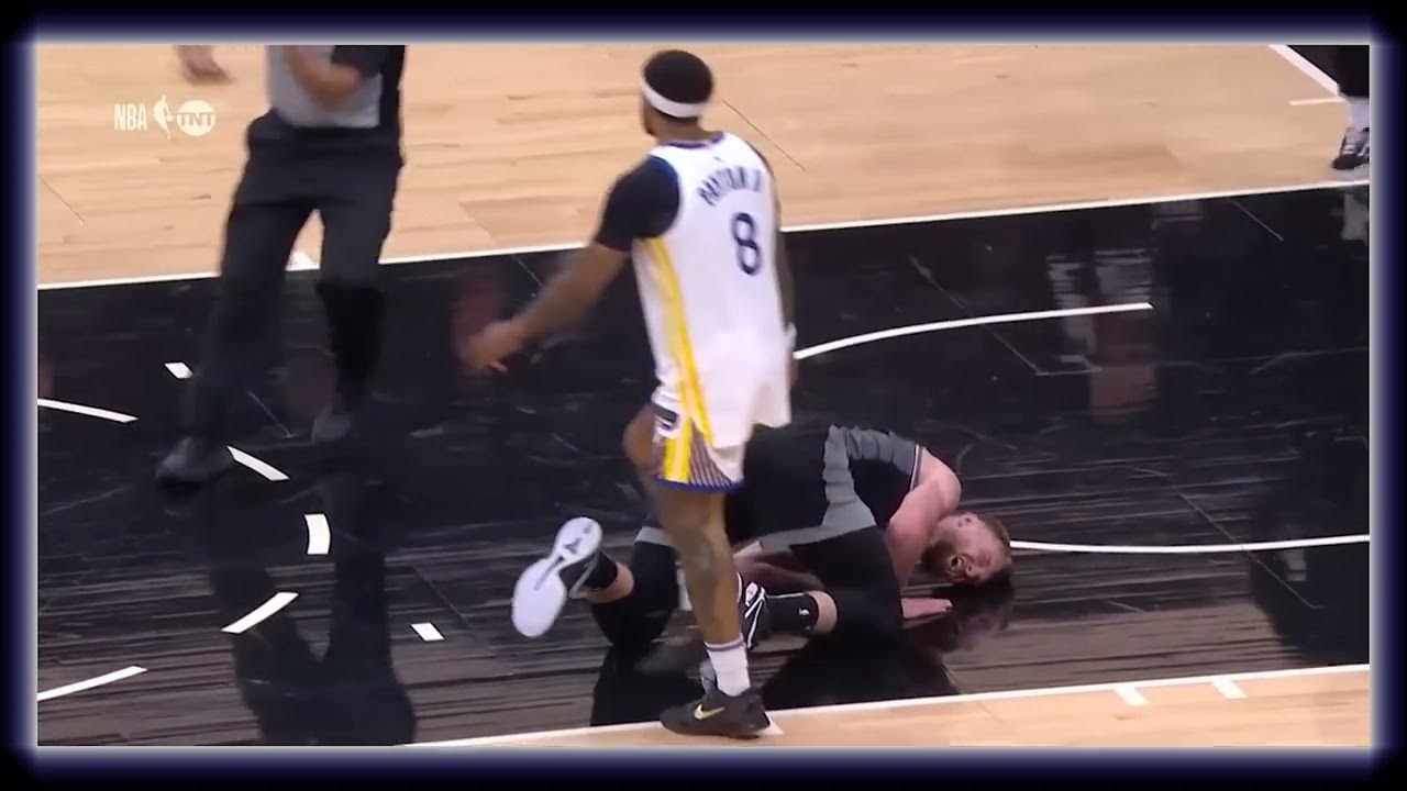 Why did Draymond Green step on Domantas Sabonis? - YouTube