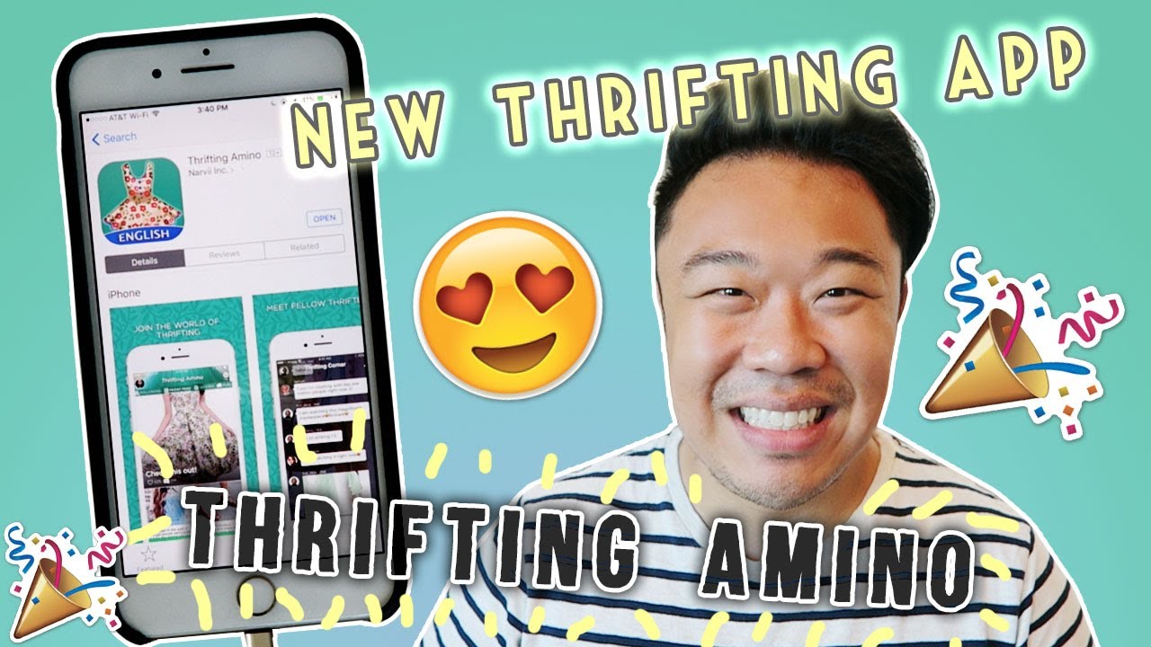 NEW THRIFTING APP - THRIFTING AMINO - YouTube