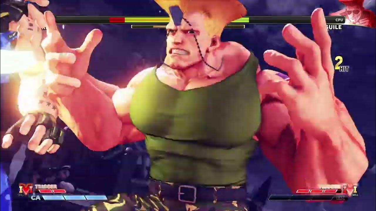STREET FIGHTER V Luke vs Guile - YouTube