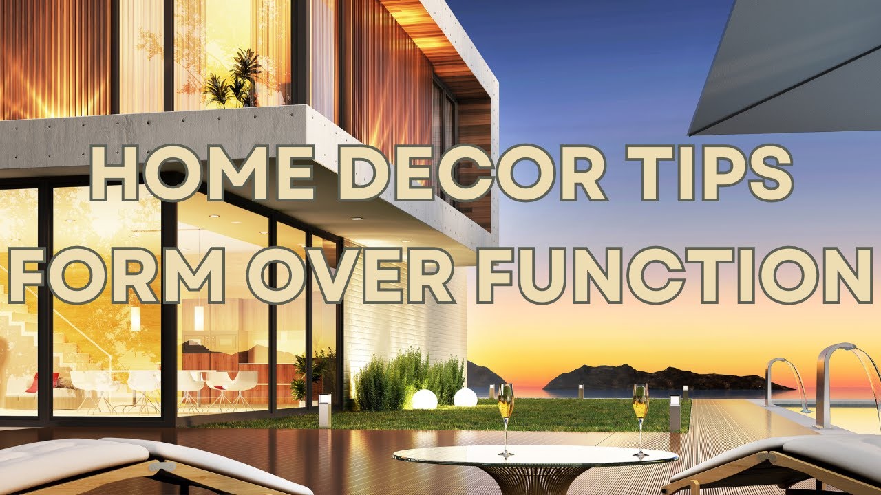 Practical Home Decor Tips Balancing Functionality and Style - YouTube