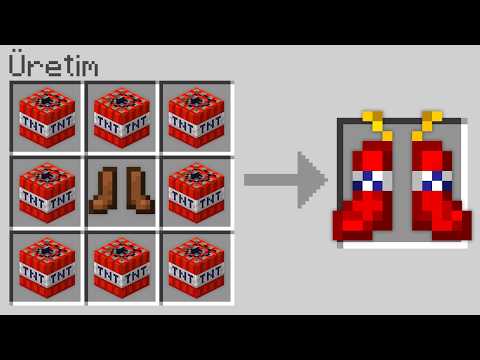 Minecraft ama ÖZEL AYAKKABILAR VAR!
