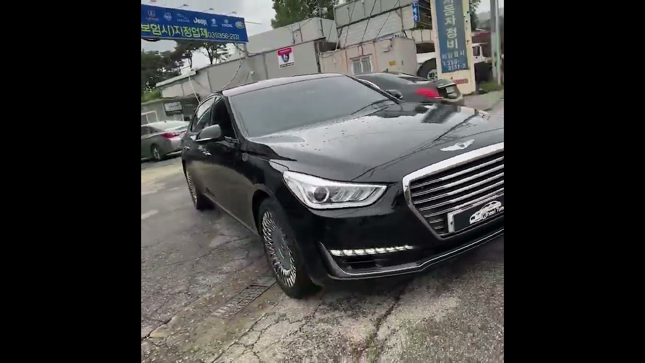 제네시스 EQ900 G90 19인치 순정휠튜닝 - YouTube