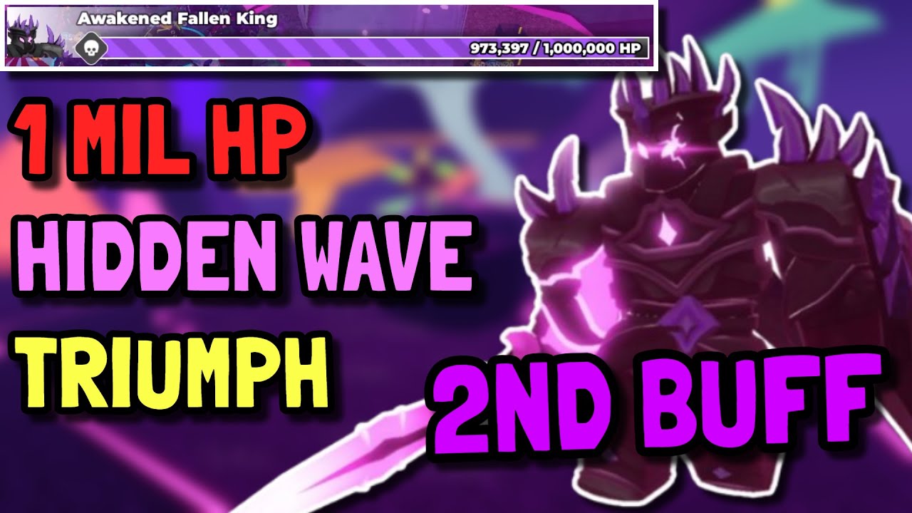 2ND BUFF HIDDEN WAVE TRIUMPH // WAY HARDER.. | Roblox Tower Defense ...