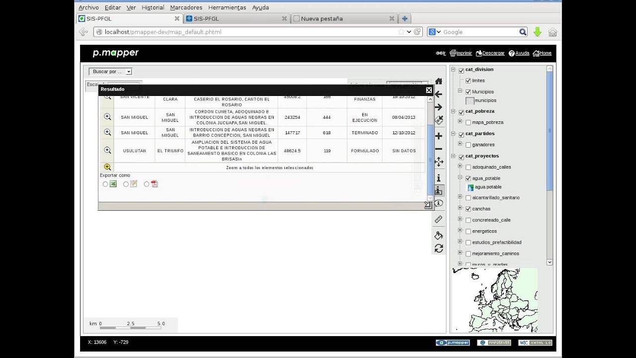 Ejemplo De Mapserver Y Pmapper Youtube
