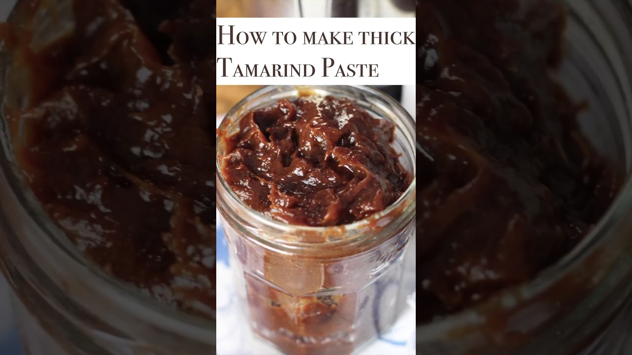 How to make Tamarind paste at home - YouTube