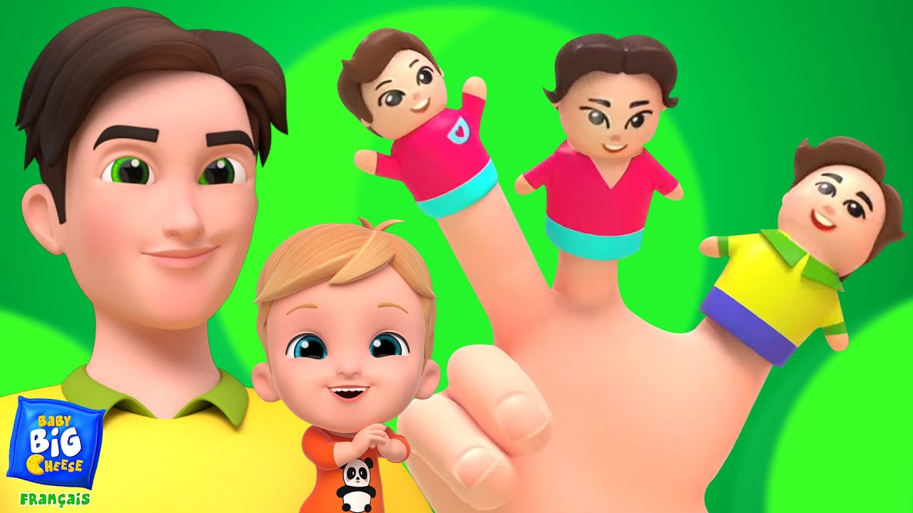 Chanson de La Famille des Doigts | Baby Big Cheese Comptines en ...