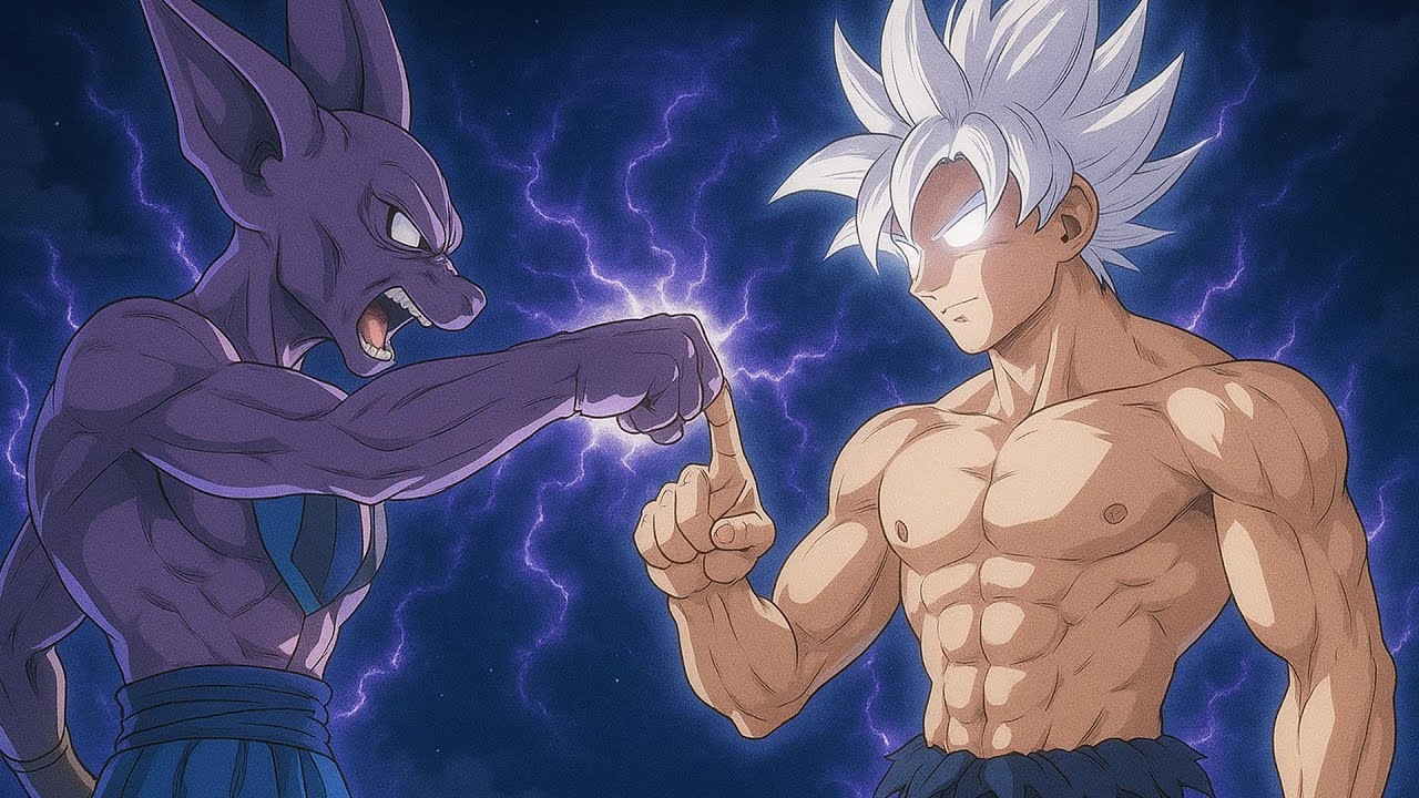 Goku scares Beerus by showing off his new Ultra Instinct - YouTube