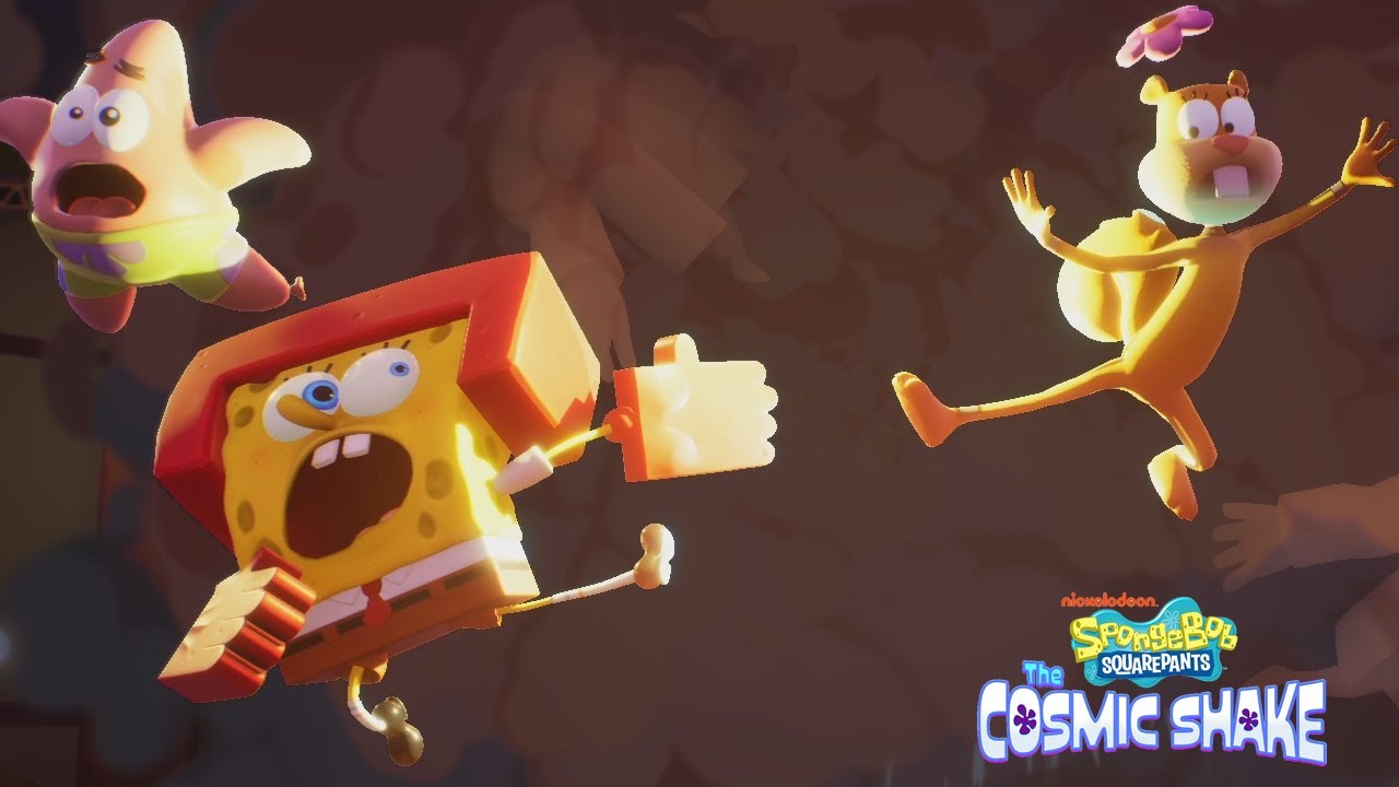 O MESTRE DO KARATÊ COM A SANDY! Bob Esponja The Cosmic Shake - YouTube