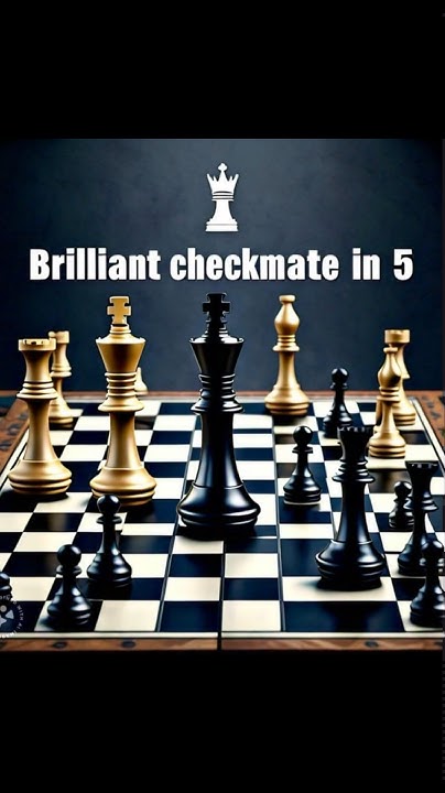 Can you find the BRILLIANT chess move | checkmate in 5 | chess puzzles #chess #shorts - YouTube