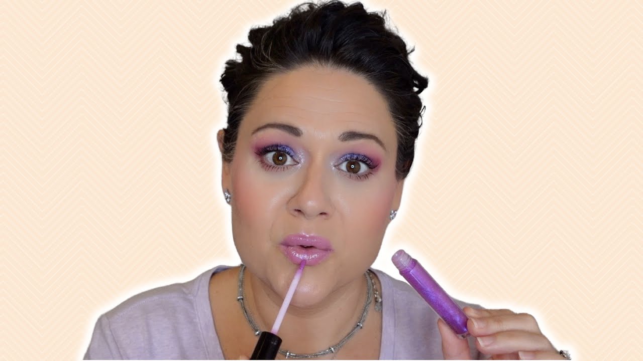 Super Easy Lilac Eye Makeup Tutorial! - YouTube