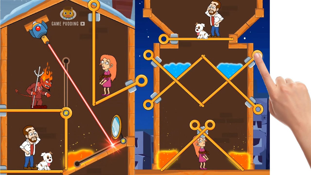 Home Pin - Level 1257-1264 | Android Mobile game Pin Pulling game - YouTube