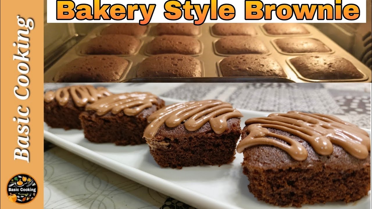 Bakery Style Brownies Recipe|| soft&fulffy chocolate cupcakes||Basic Cooking - YouTube