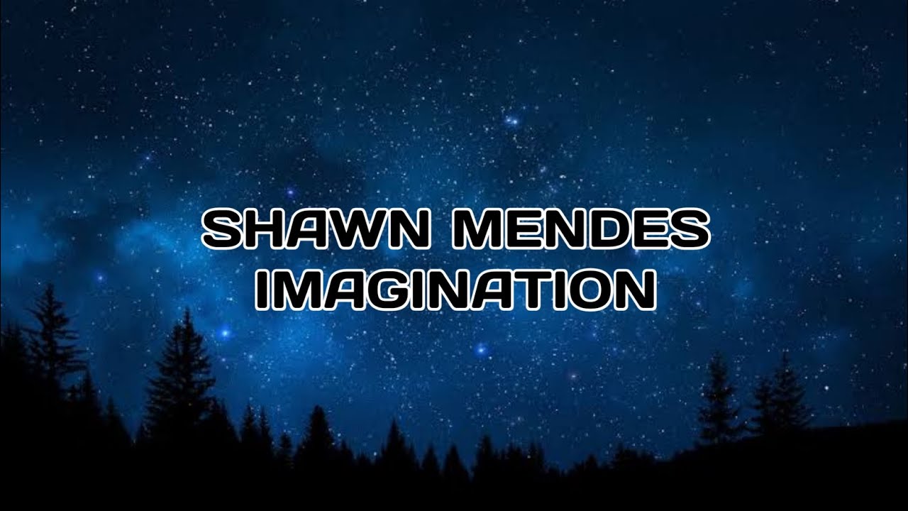 SHAWN MENDES - IMAGINATION (Lyrics video) - YouTube