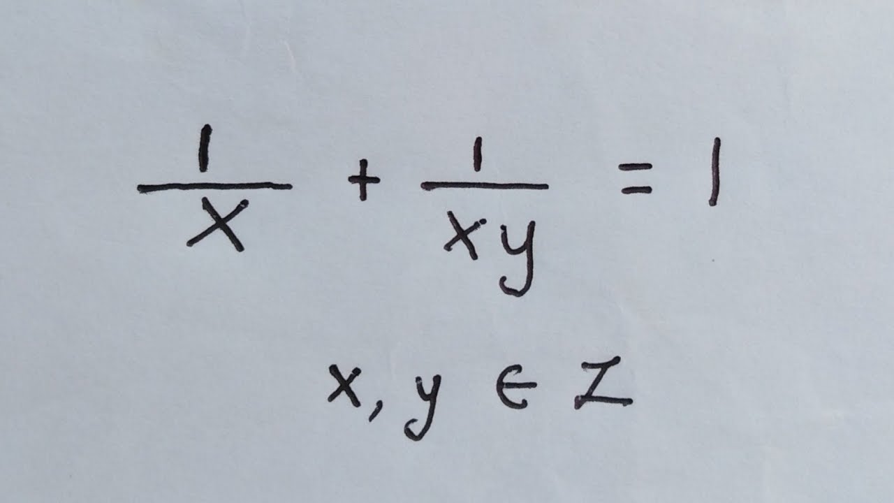 Interesting Diophantine Equation | can you solve ? - YouTube