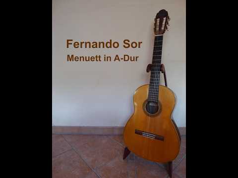 Fernando Sor:  Menuett in A-Dur (audio)