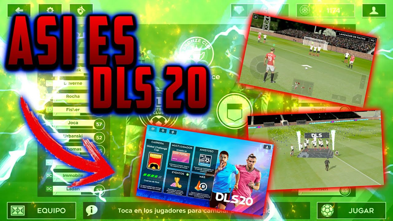 REVIEW COMPLETA DLS 20 OFICIAL DREAM LEAGUE SOCCER 2020 - YouTube