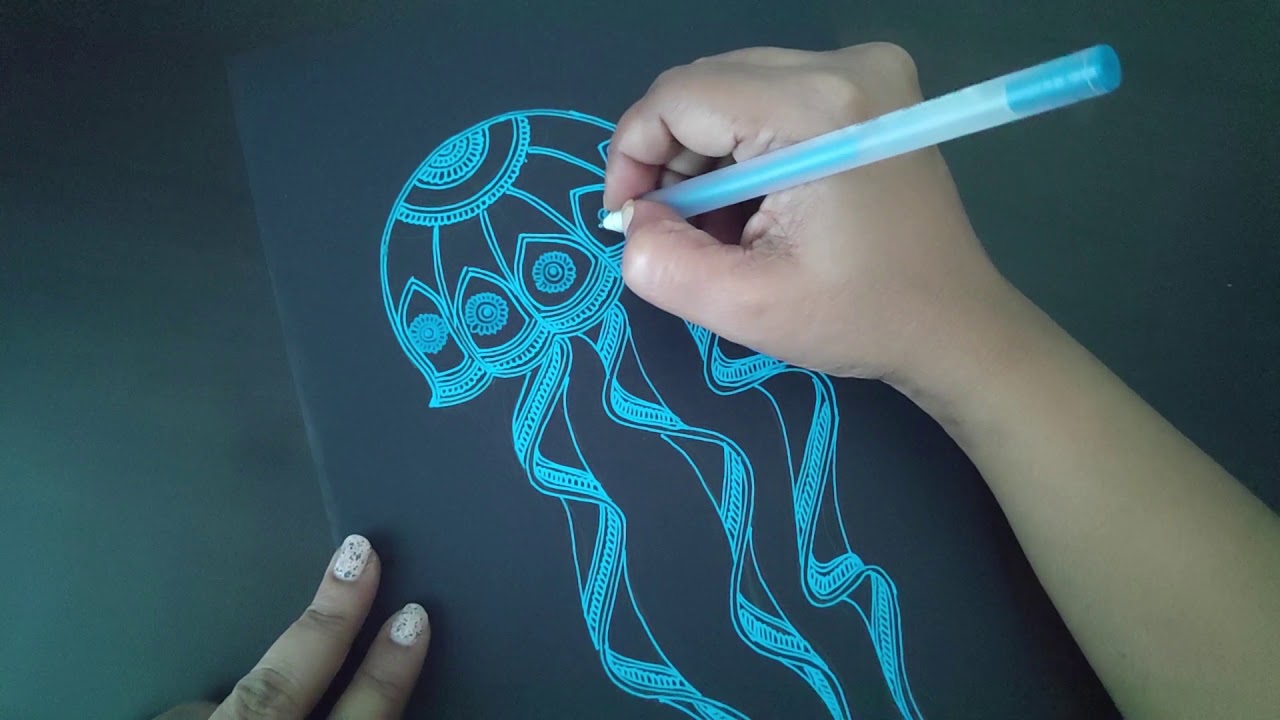 ZENTANGLE JELLYFISH - YouTube