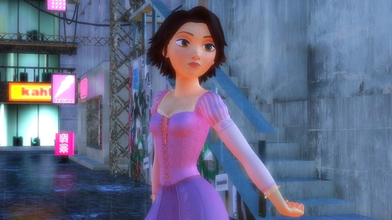 Rain On Me | Rapunzel Tangled Dance MMD - YouTube