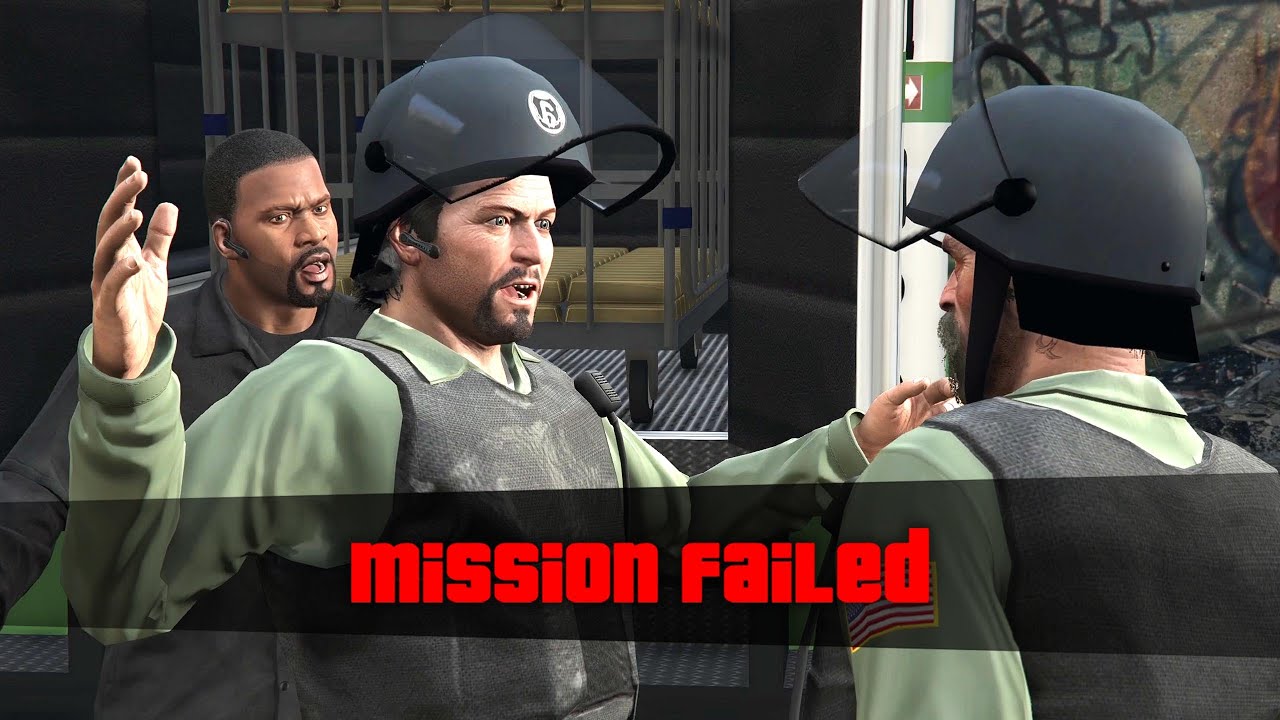 Mission Failed | The Big Score | GTA 5 - YouTube