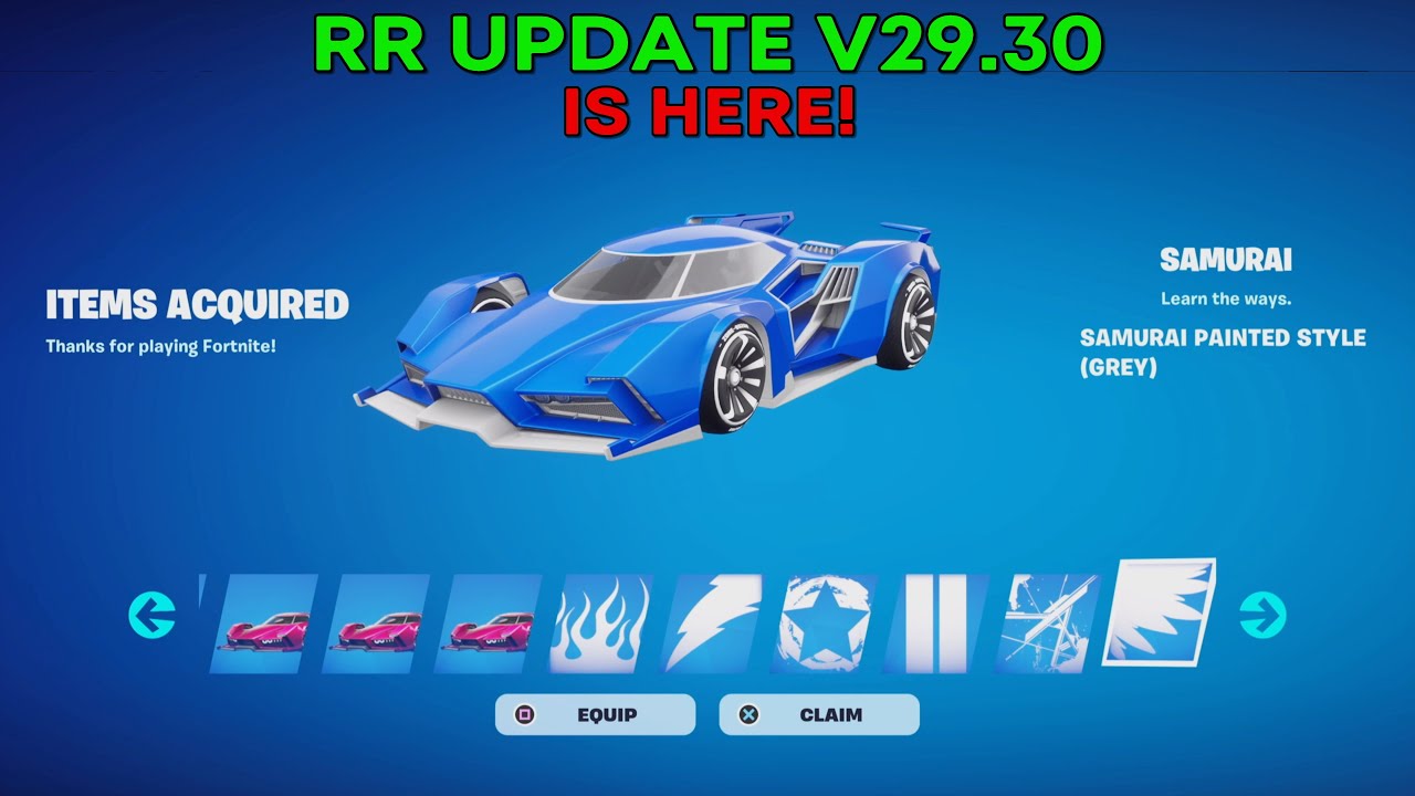 ROCKET RACING v29.30 REVIEW! SAMURAI, NEW INVERTED VERTICAL DODGE ...