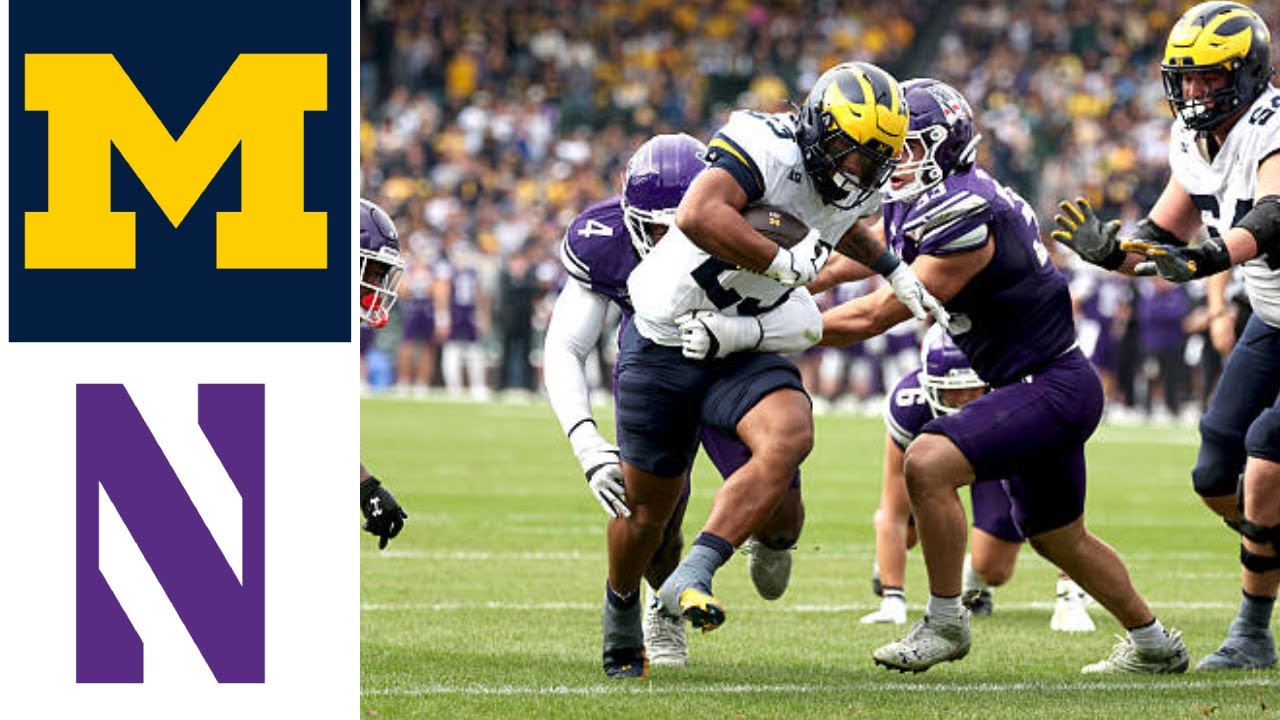 #18 Michigan vs Northwestern Highlights | 2025 College Football Week 12 ...