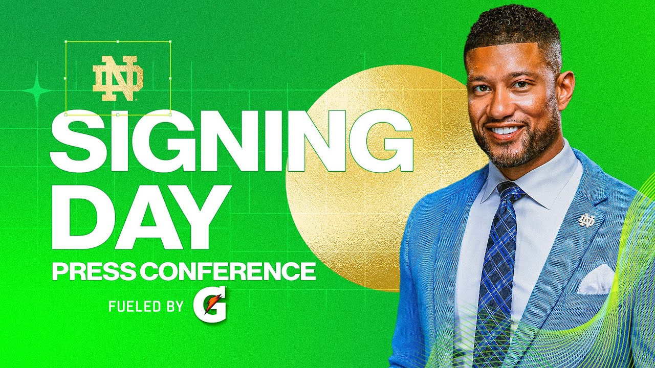 2025 Signing Day Press Conference (12.4.24) | Notre Dame Football - YouTube