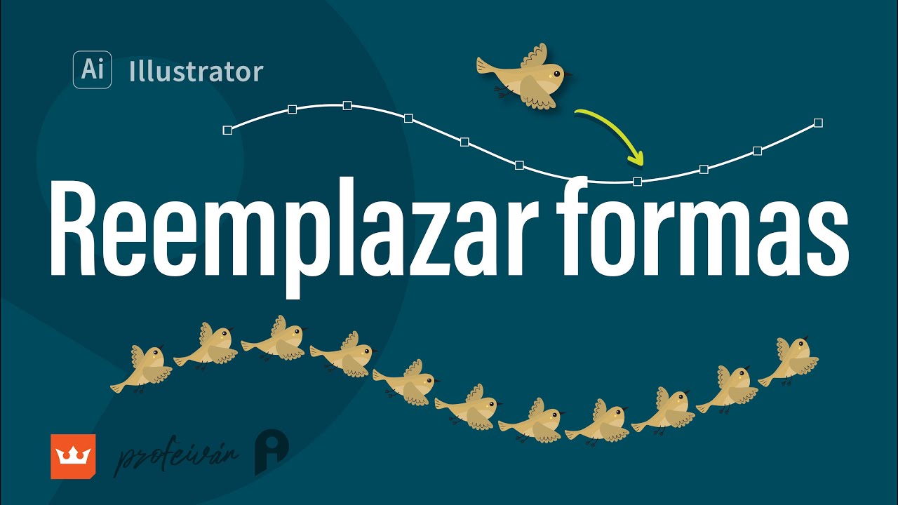 🏆Reemplazar formas en Illustrator - YouTube