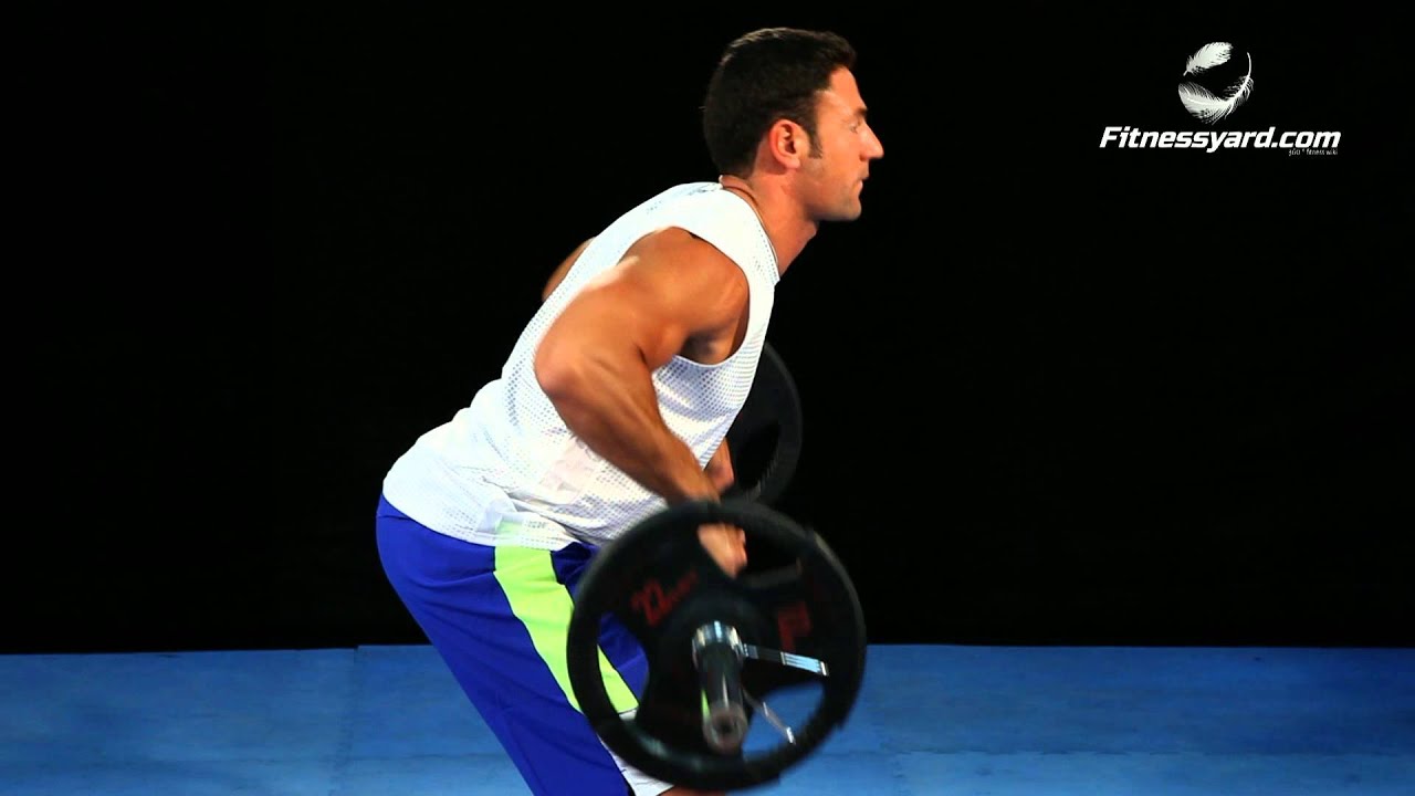 Back Exercises - Overhand Barbell Row - YouTube