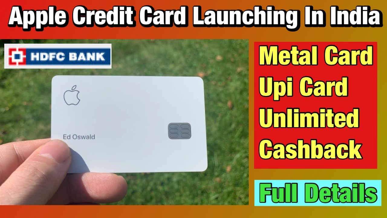 Apple Credit Card Launching In India || Apple Credit Card India ...