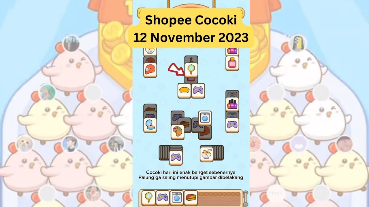 PALUNG FAVORIT! TIPS MENANG SHOPEE COCOKI LEVEL 2 HARI INI 12 NOVEMBER ...