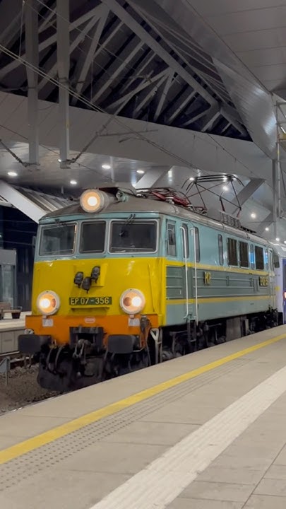 💛EP07-356💚 jako IC Dąbrowska do Wrocławia! 😁 #train #trainspotting #kolej #rarytas #ep07 #356 ...