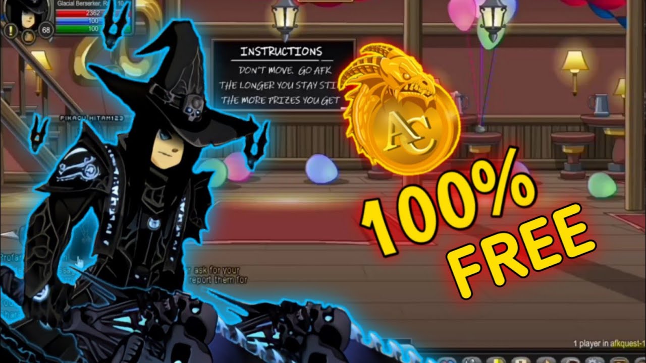 CARA MENDAPATKAN AC DAN BADGE GRATIS 100% BERHASIL || AQW - YouTube