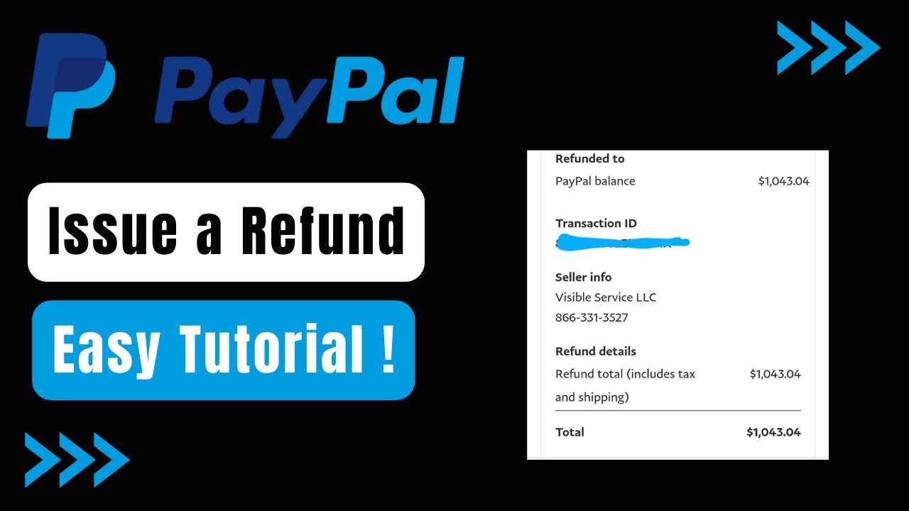 How To Issue A Refund on Paypal - Refund Money ! - YouTube