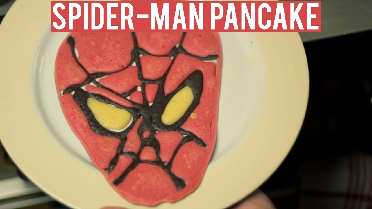 Let's make PANCAKES ! #6 SPIDER-MAN ! #FunFood - YouTube