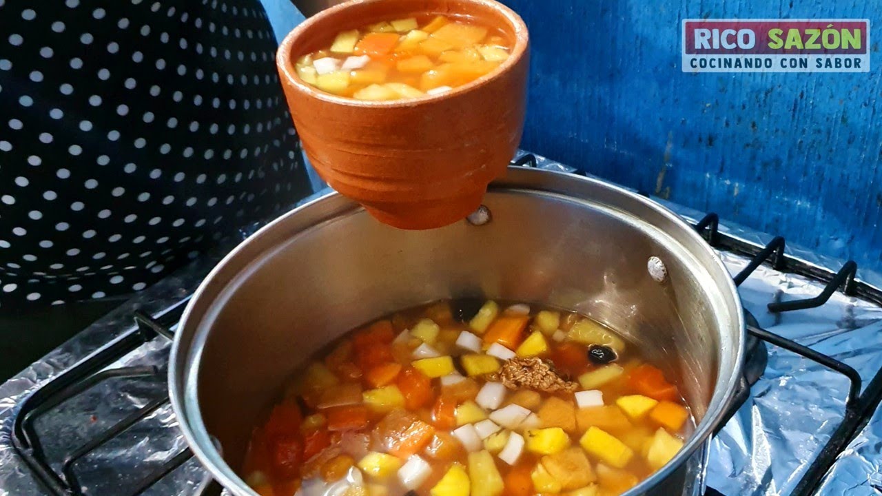Receta De Ponche De Frutas Guatemalteco - YouTube