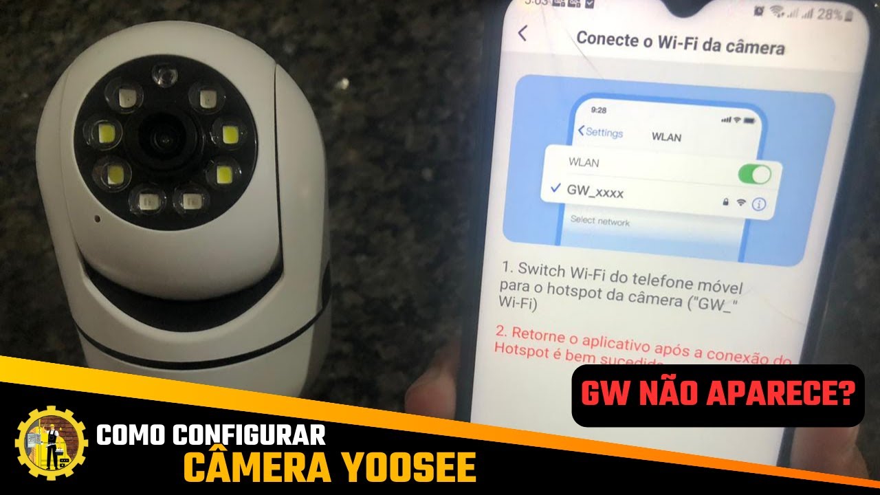 Como instalar configurar Câmera ip Wi-Fi Lâmpada Yoosee 2024 - YouTube