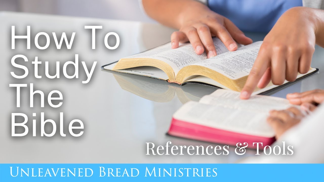 Learn How To Use Research Tools For Bible Study! - YouTube