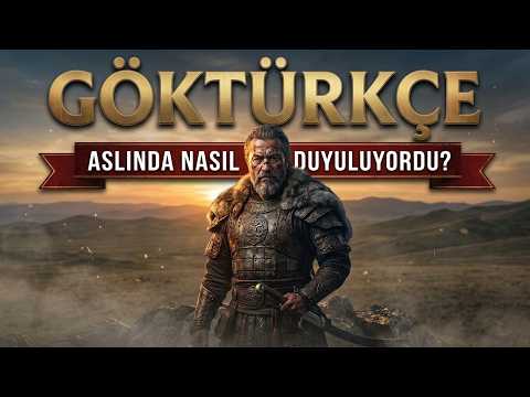 Göktürkçe Aslında Nasıl Duyuluyordu? (Yapay Zeka Seslendirmesi)