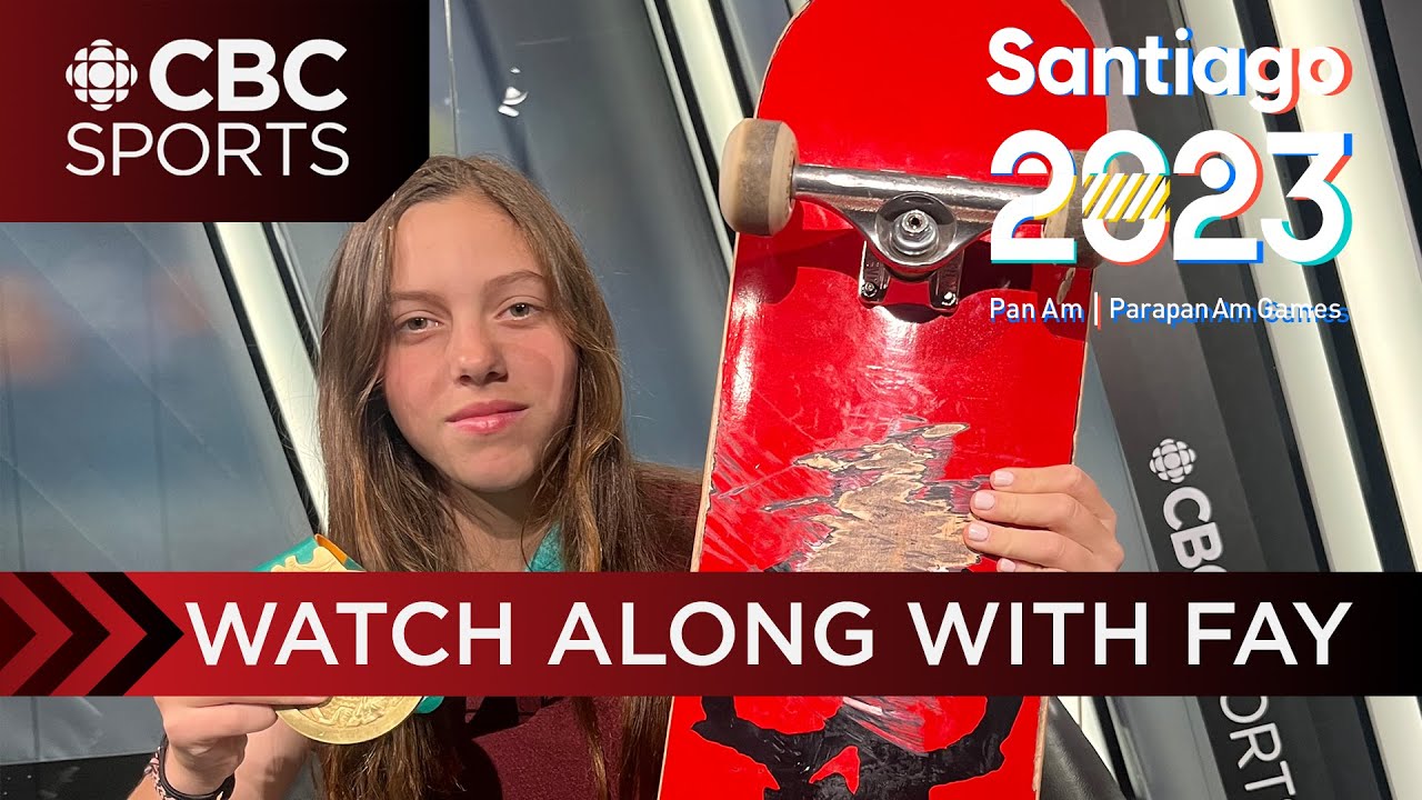 13-year-old Fay De Fazio Ebert watches her Pan Am Games gold medal run ...