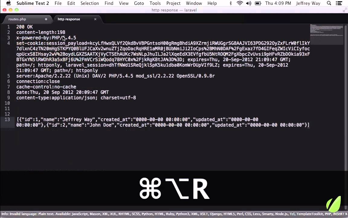 Sublime Text 2 tutorial part 24: HTTP Requests Within Sublime - YouTube