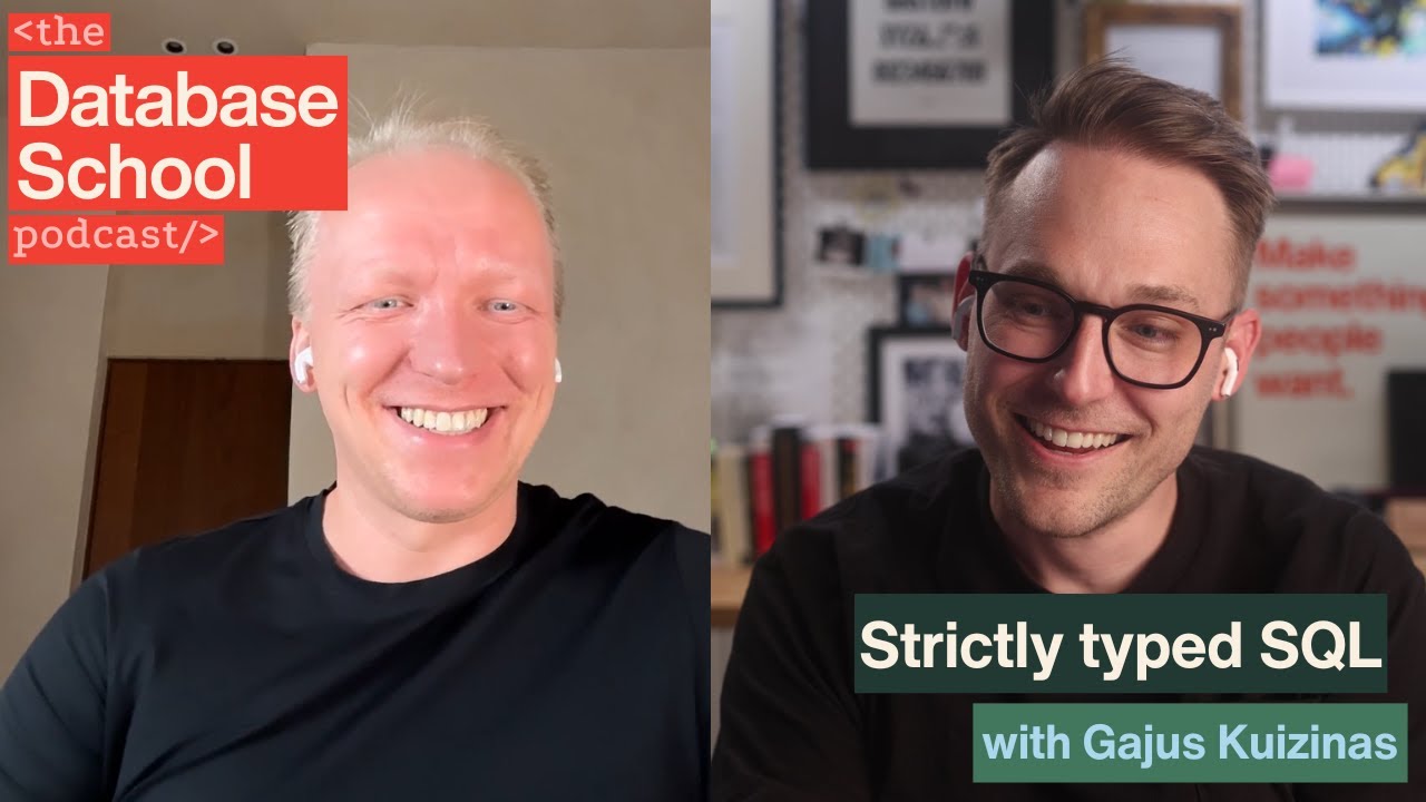 Strictly typed SQL with Contra CTO, Gajus Kuizinas - YouTube