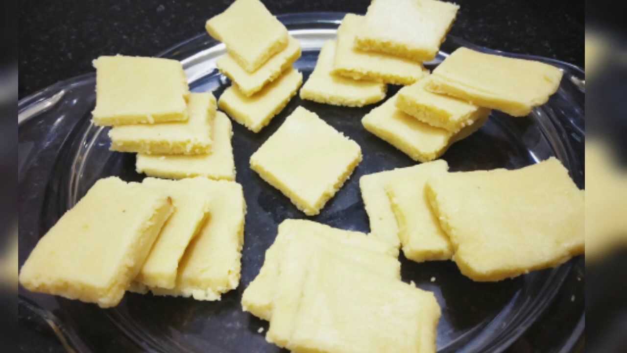 kaju katli recipe - YouTube