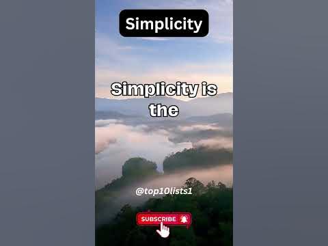 Simplicity - YouTube