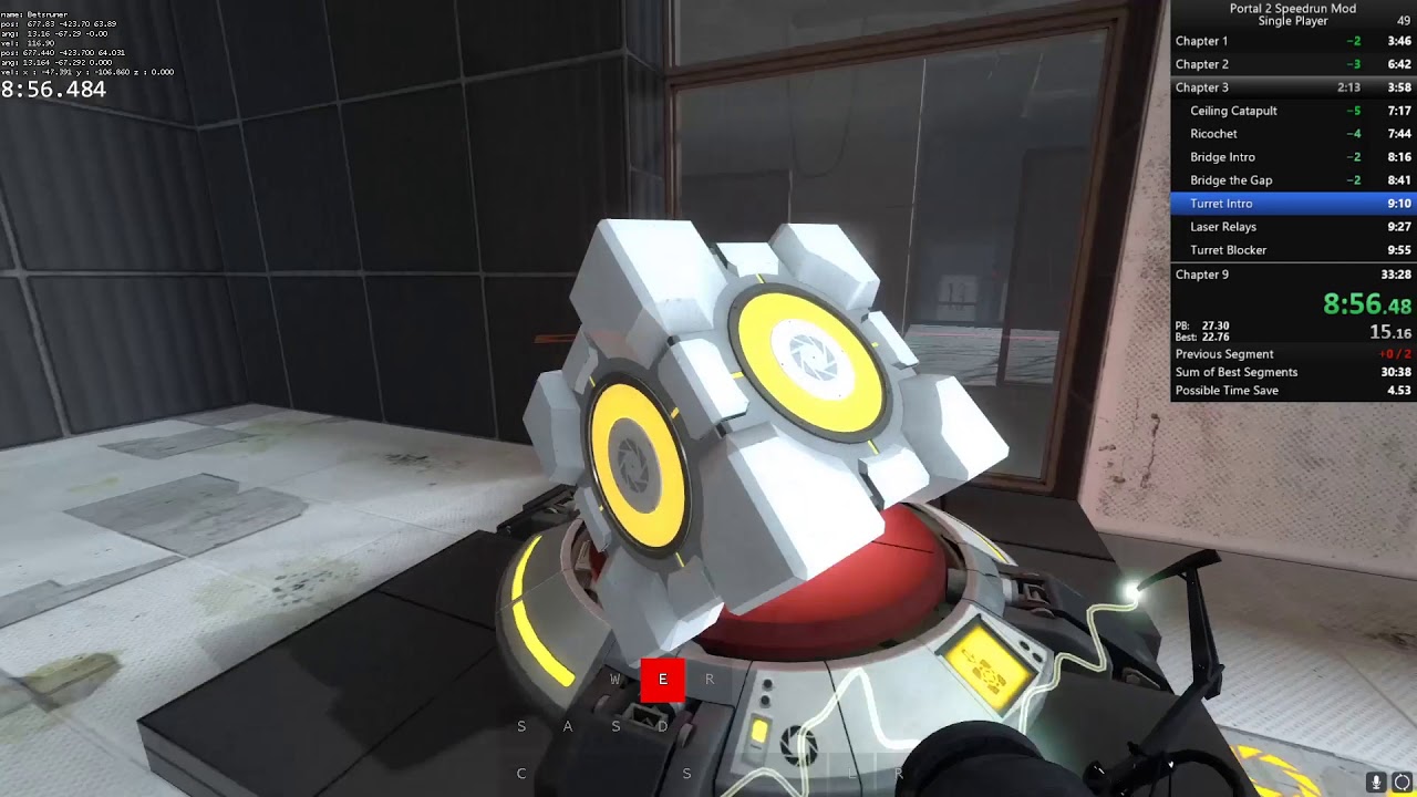 Portal 2 Speedrun Mod 33:11 (Former World Record) - YouTube