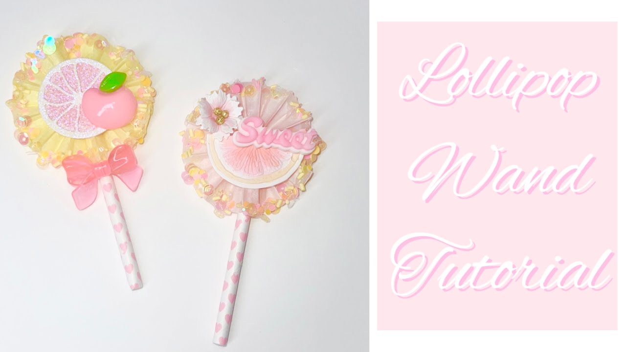 Lollipop Wands Tutorial ft Happy Crafter Shop - YouTube
